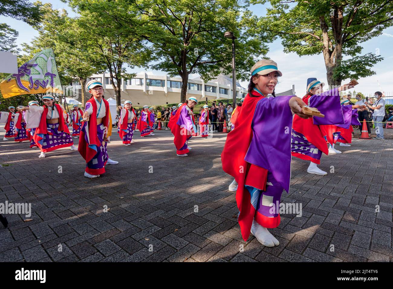 Tokyo, Japan. 27th Aug, 2022. Dancers perform at the Harajuku ...