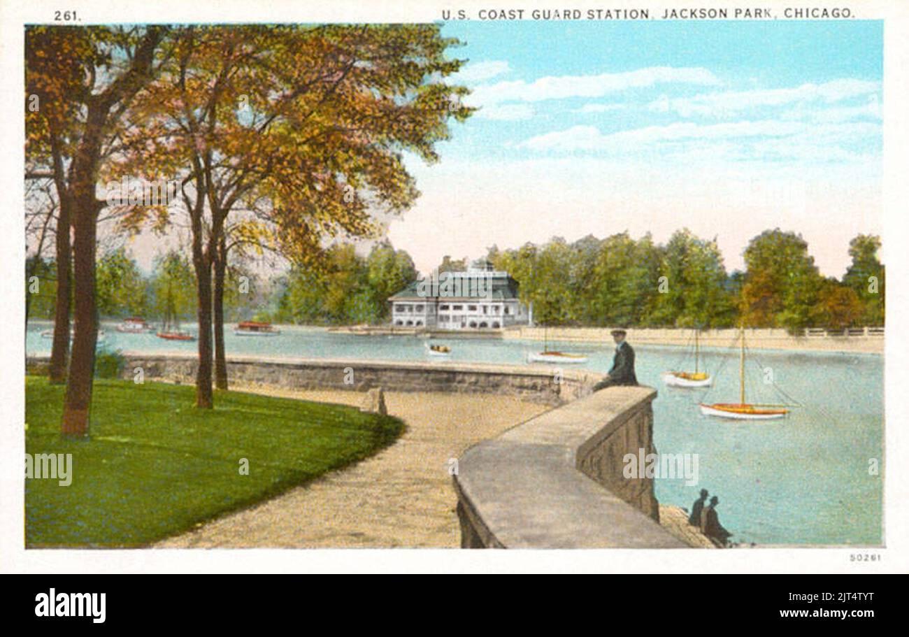 U.S. Coast Guard Station, Jackson Park, Chicago Stock Photo - Alamy