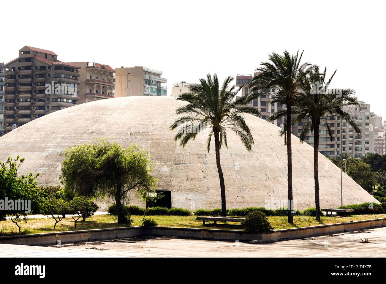 Architect Oscar Niemeyer designed the buildings for the Rashid Karami ...