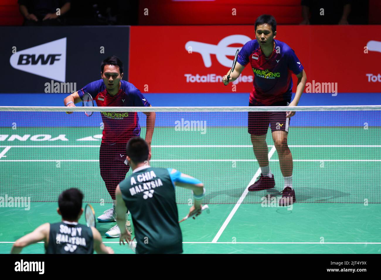 Tokyo, Japan. 28th Aug, 2022. Mohammad AHSAN & Hendra SETIAWAN (INA ...