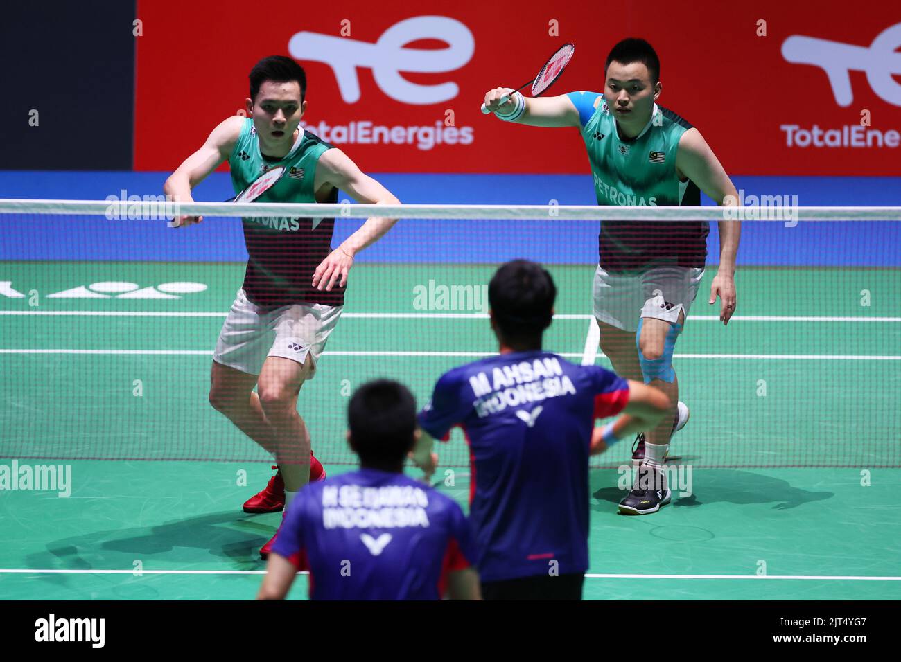 Tokyo, Japan. 28th Aug, 2022. Aaron Chia & Soh Wooi Yik (MAS) Badminton : TotalEnergies BWF ...