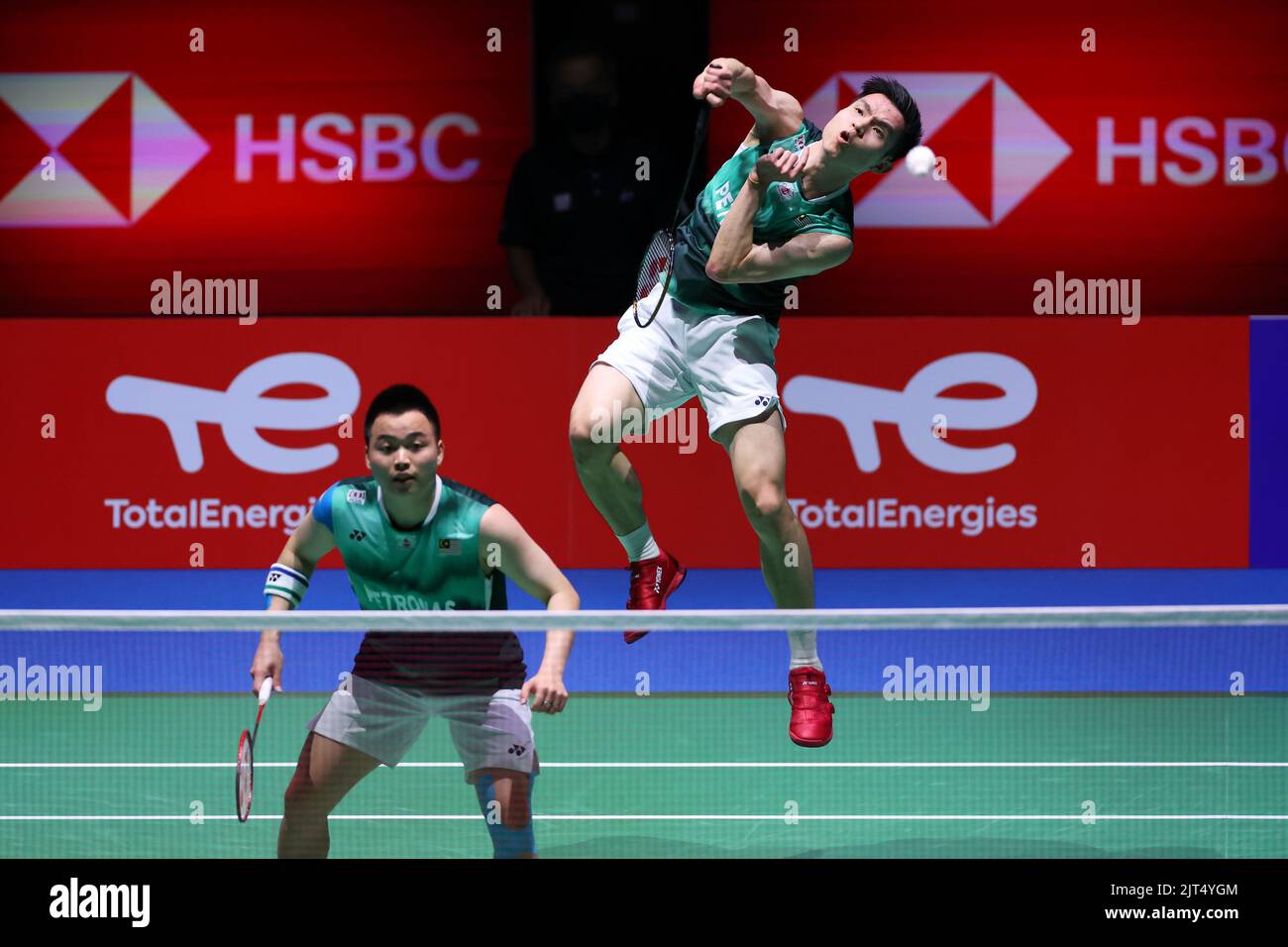 Tokyo, Japan. 28th Aug, 2022. Aaron Chia & Soh Wooi Yik (MAS) Badminton : TotalEnergies BWF ...