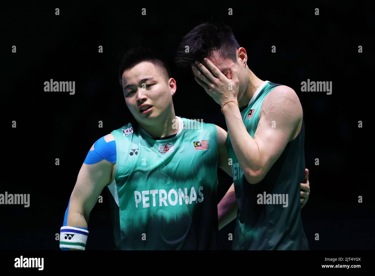 Tokyo, Japan. 28th Aug, 2022. Aaron Chia & Soh Wooi Yik (MAS) Badminton : TotalEnergies BWF ...