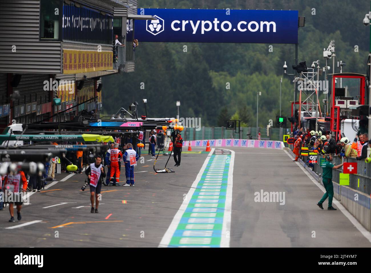 Spa Francorchamps, Vallonia, Belgium. 27th Aug, 2022. pitlane During ...