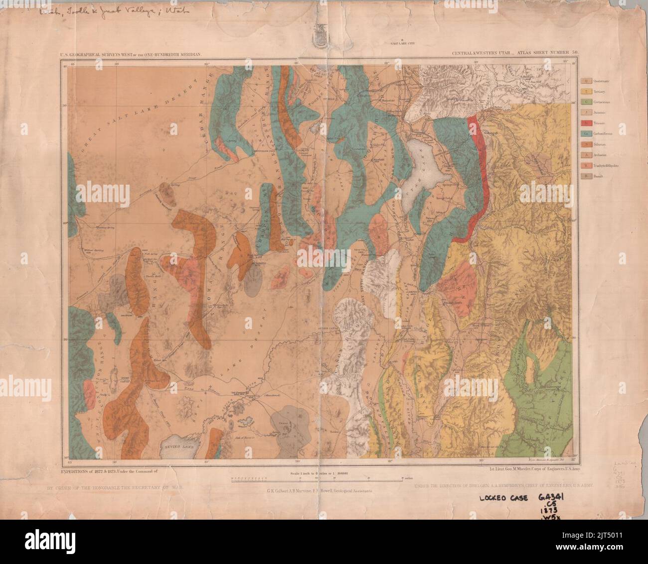 U.S. Geographical Surveys west of the 100th meridian - Central ...
