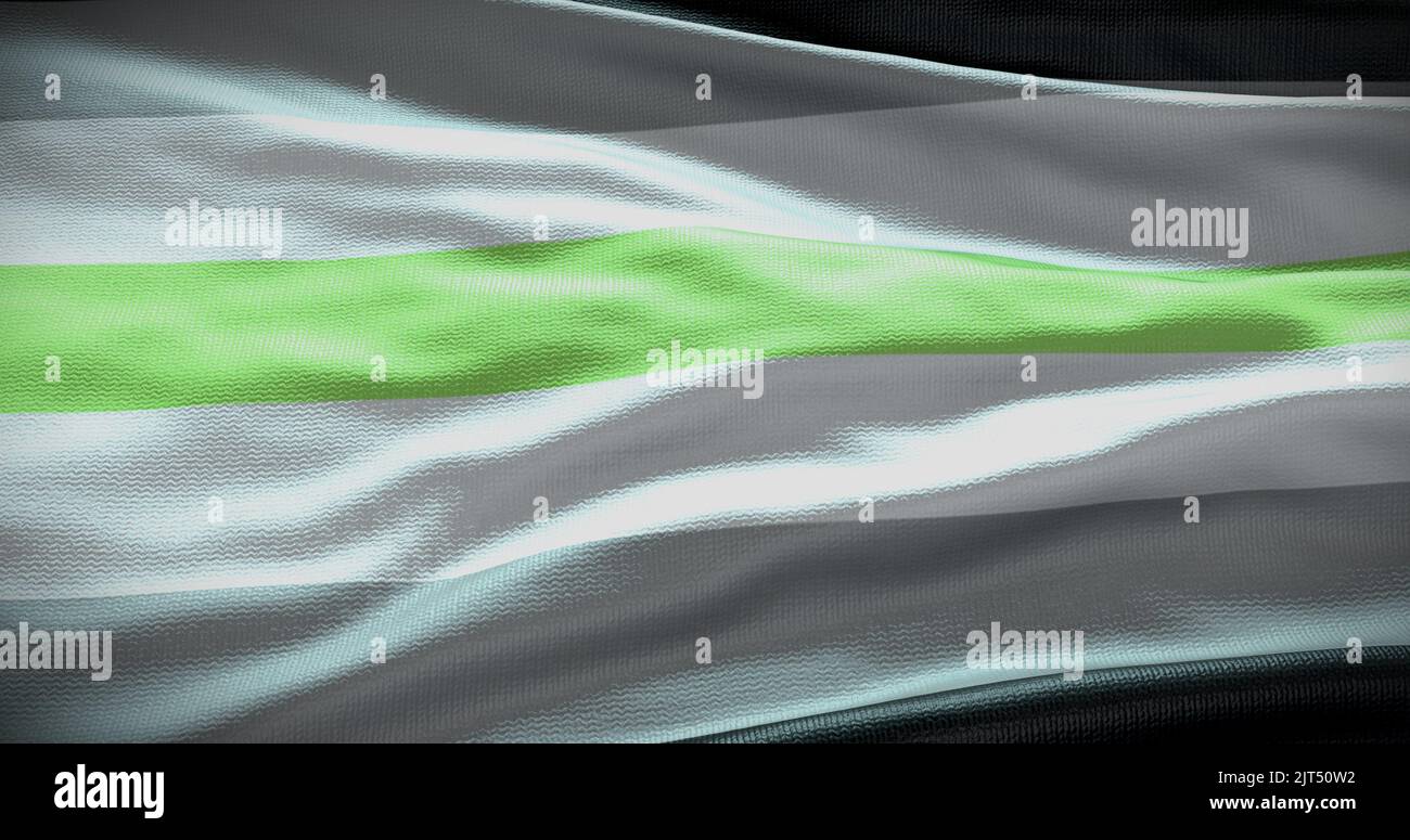 Agender symbol flag background. 3D illustration Stock Photo - Alamy
