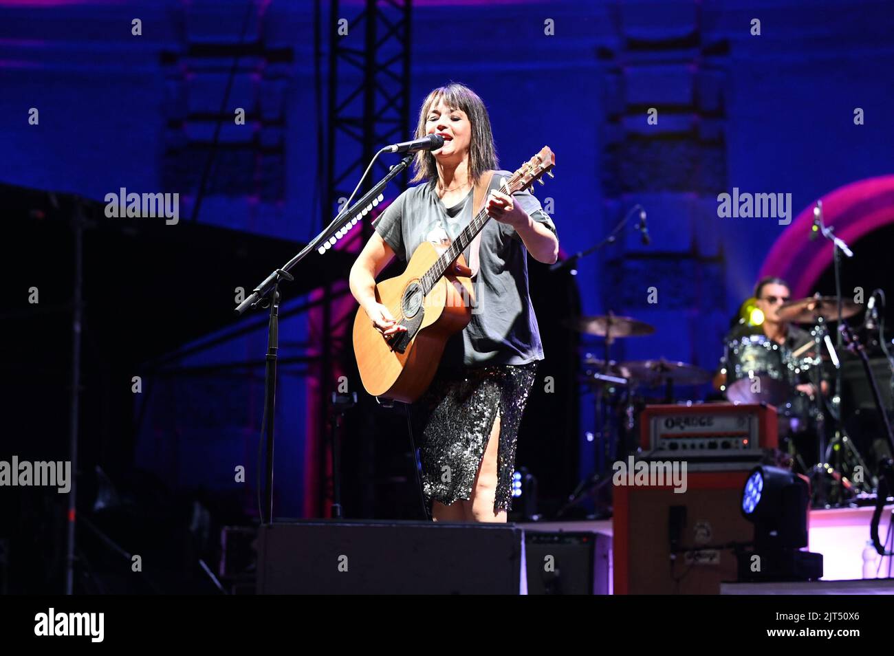 Mantova, Italy. 27th Aug, 2022. carmen consoli during CARMEN CONSOLI ...