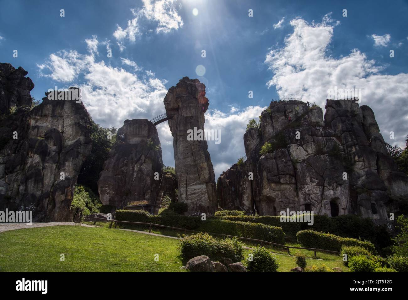 Natural And Cultural Monument Externsteine In The Teutoburg Forest In