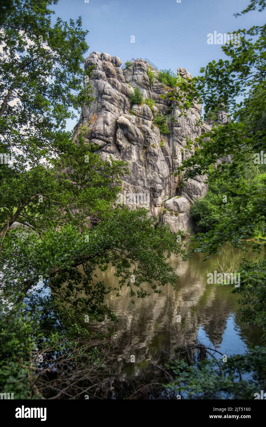 Natural And Cultural Monument Externsteine In The Teutoburg Forest In