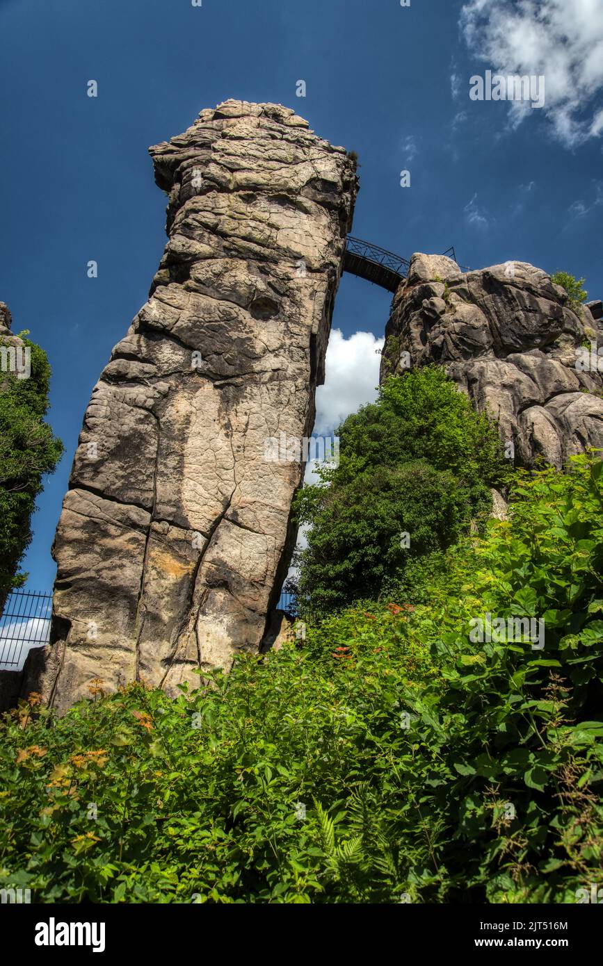 Natural And Cultural Monument Externsteine In The Teutoburg Forest In