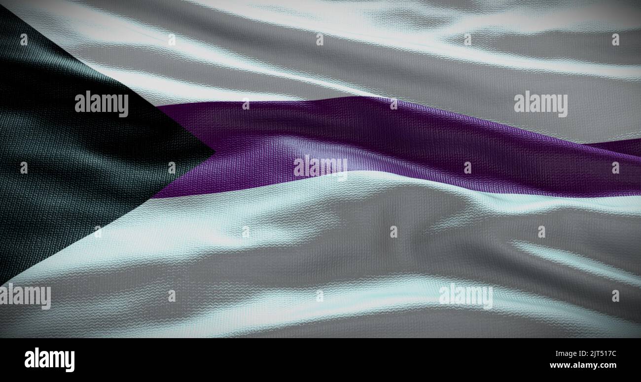 Demisexual symbol flag background. 3D illustration Stock Photo - Alamy
