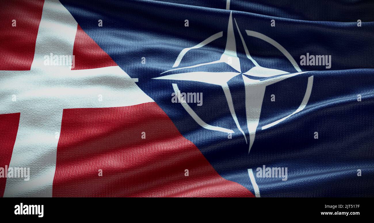 New York, USA - 21 June 2022: Denmark and NATO relationship. Politics ...