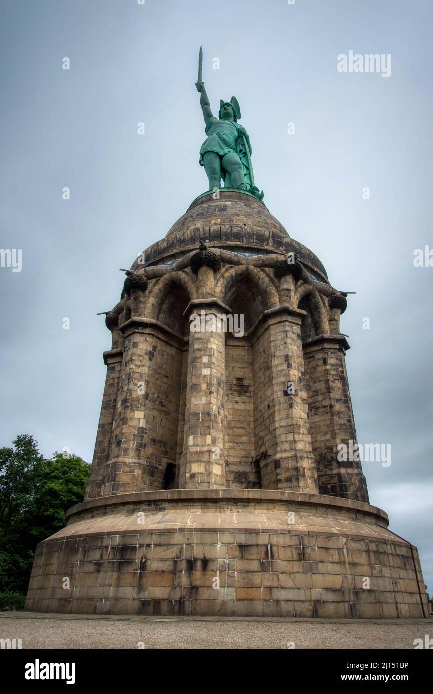 Hermann Monument in the Teutoburg Forest in Germany Stock Photo - Alamy