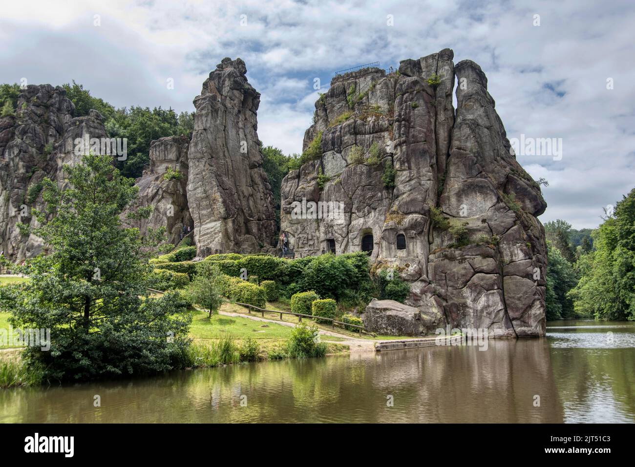 Natural And Cultural Monument Externsteine In The Teutoburg Forest In