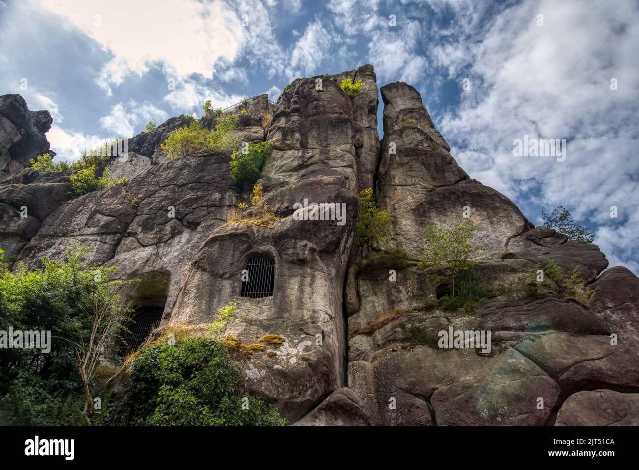 Natural And Cultural Monument Externsteine In The Teutoburg Forest In