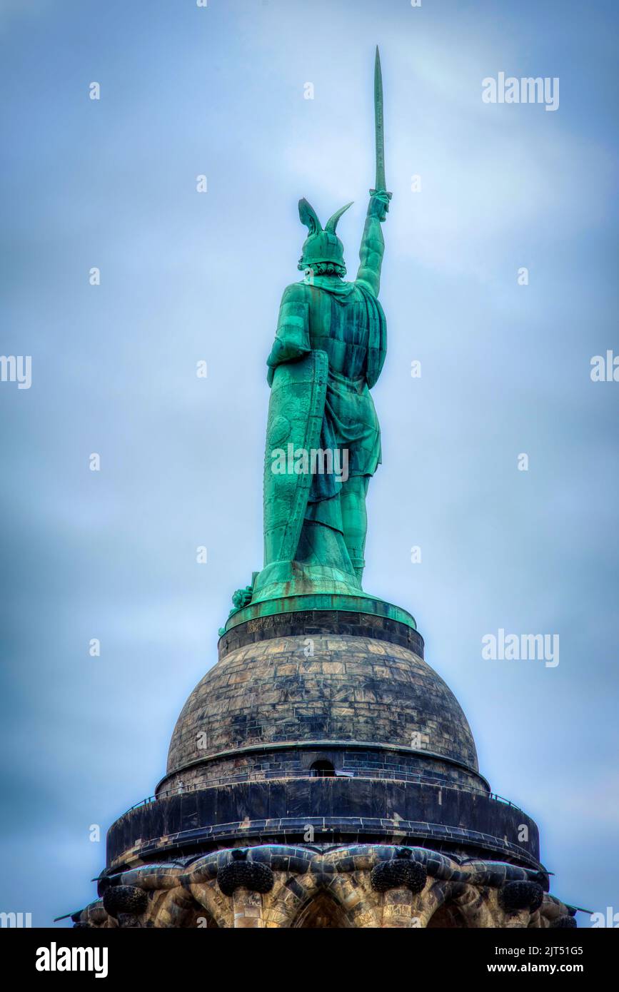 Hermann Monument in the Teutoburg Forest in Germany Stock Photo - Alamy