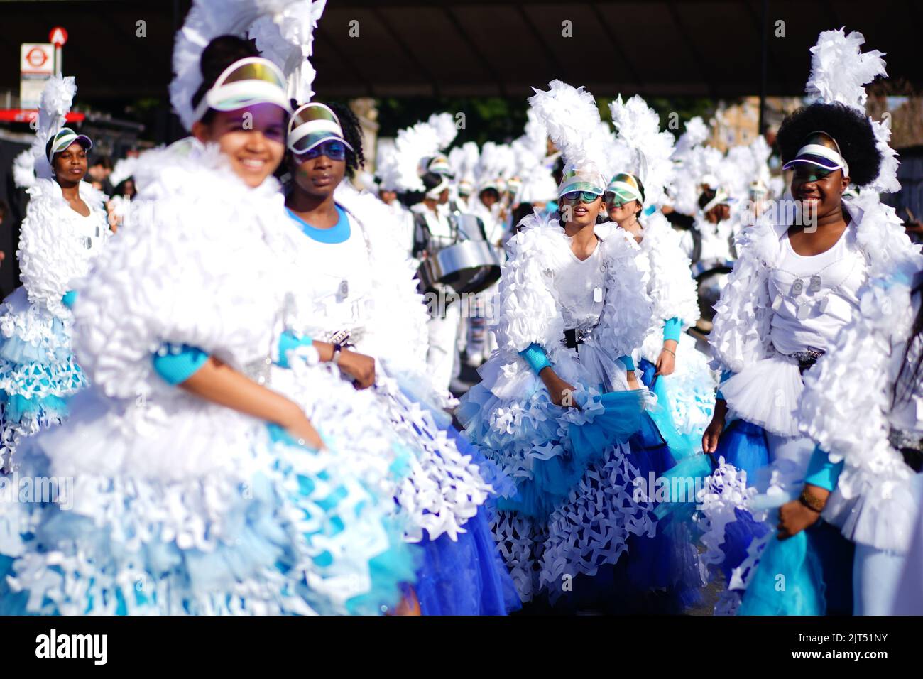 Performers during the Family Day at the Notting Hill Carnival in London ...