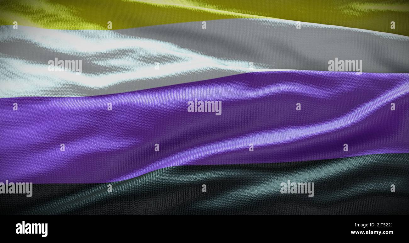 Non Binary symbol background, 3D illustration Stock Photo - Alamy
