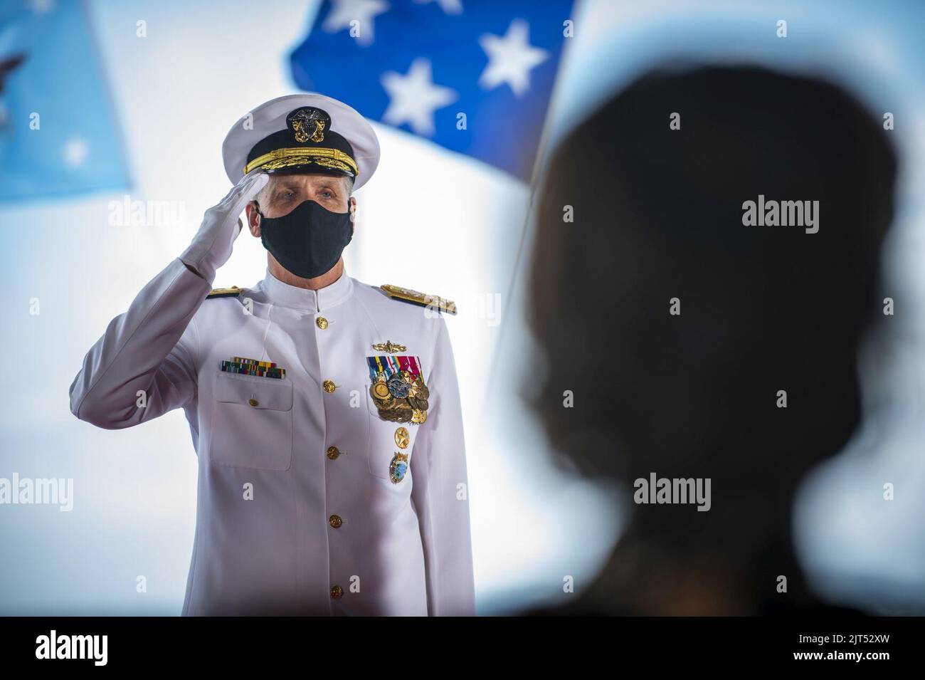 U.S. INDO-PACIFIC COMMAND CHANGE OF COMMAND CEREMONY 210430 Stock Photo ...