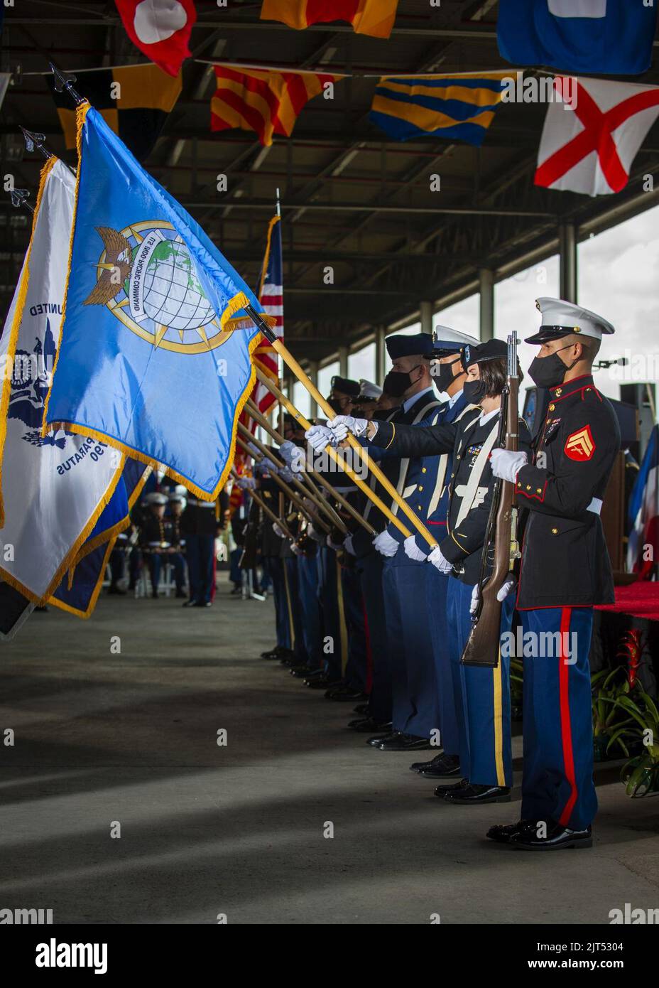 U.S. INDO-PACIFIC COMMAND CHANGE OF COMMAND CEREMONY 210430 Stock Photo ...