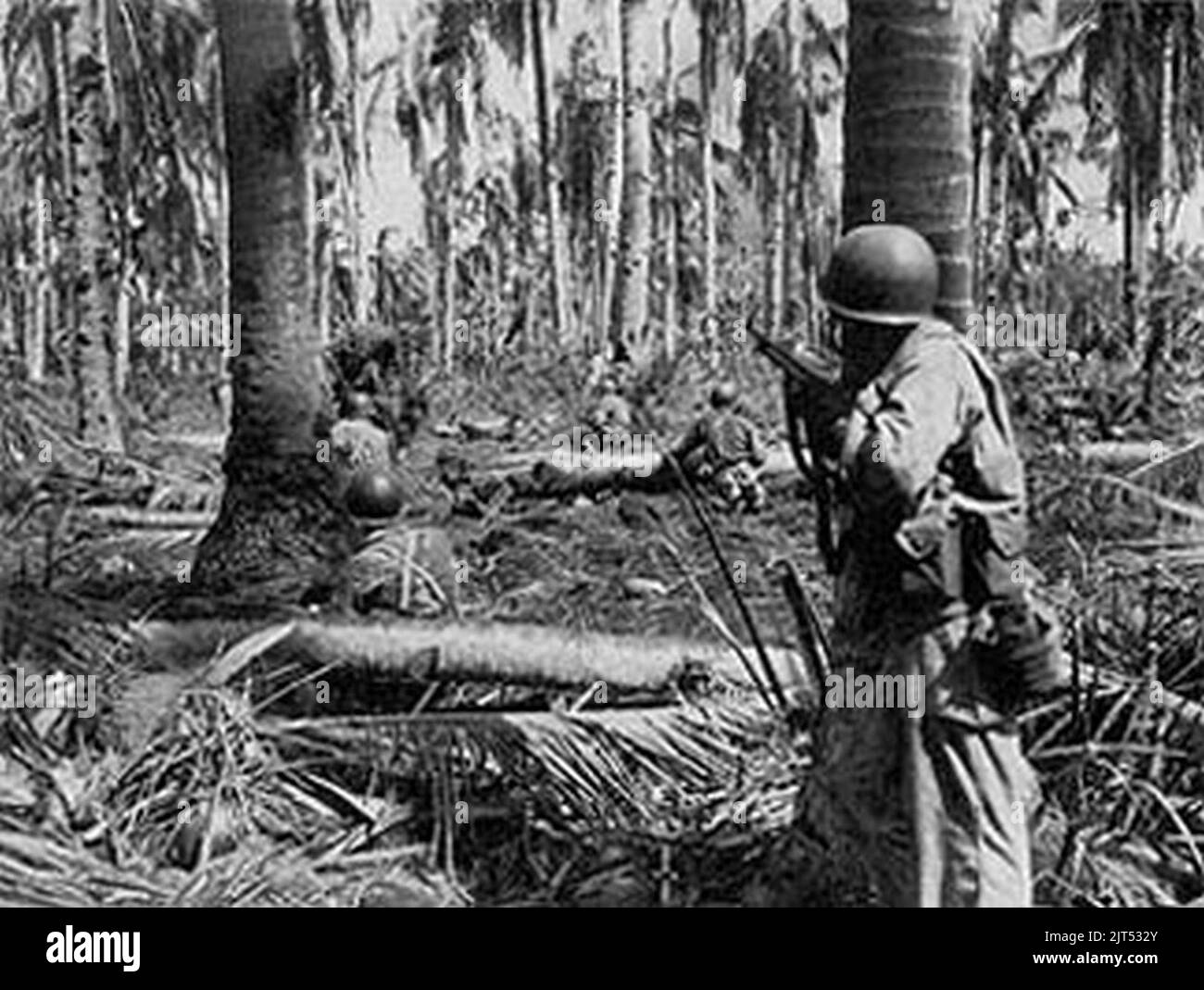 U.S. infantrymen in action Stock Photo - Alamy