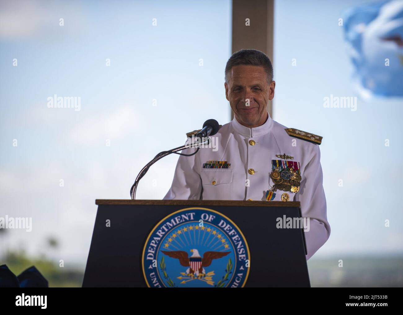 U.S. INDO-PACIFIC COMMAND CHANGE OF COMMAND CEREMONY 6624904 Stock ...