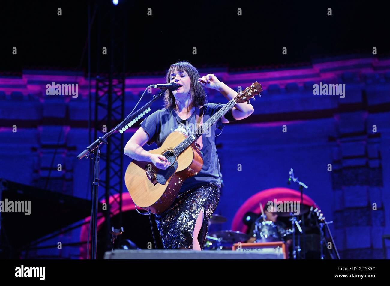 Mantova, Italy. 27th Aug, 2022. carmen consoli during CARMEN CONSOLI ...