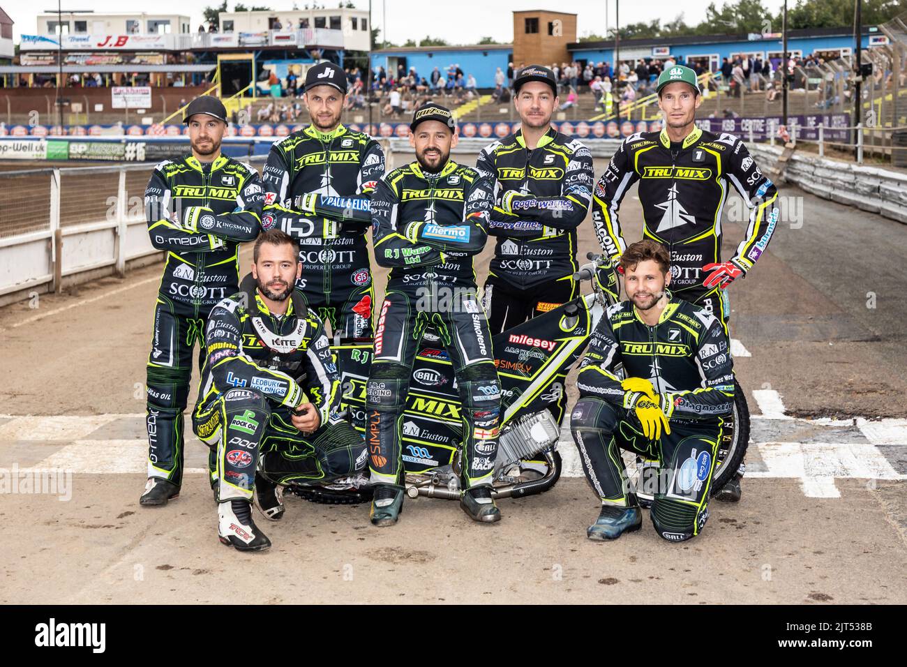 Ipswich Witches speedway team - August 2022 Stock Photo - Alamy