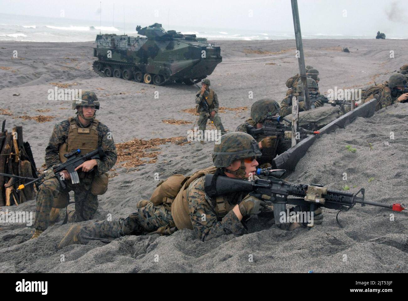 U.S. Marines assigned to the 1st Battalion, 8th Marine Regiment conduct ...
