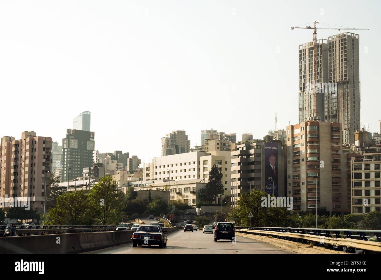 Beirut, Lebanon: Modern skyscrapers in the city of the capital Beirut ...