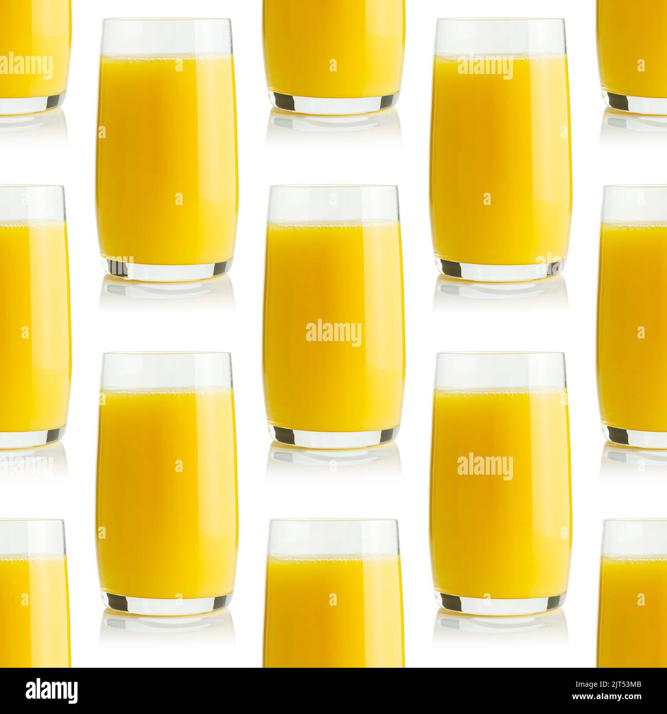 fresh orange juice, mango or pineapple in a glass repeat seamless ...