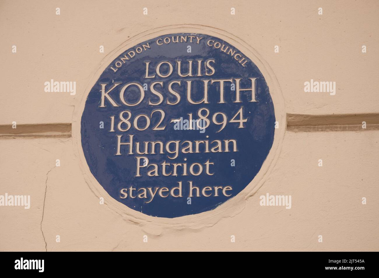 Plaque commemorating Louis Kossuth, near Portobello Road Market, London, UK Stock Photo - Alamy