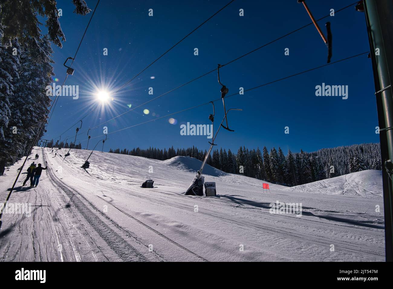 Slalom ski slope hi-res stock photography and images - Alamy