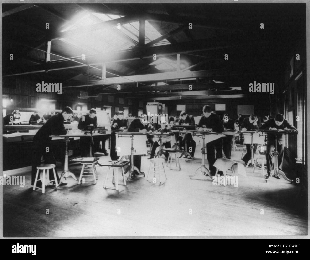 U.S. Naval Academy, Annapolis- mechanical drawing Stock Photo - Alamy