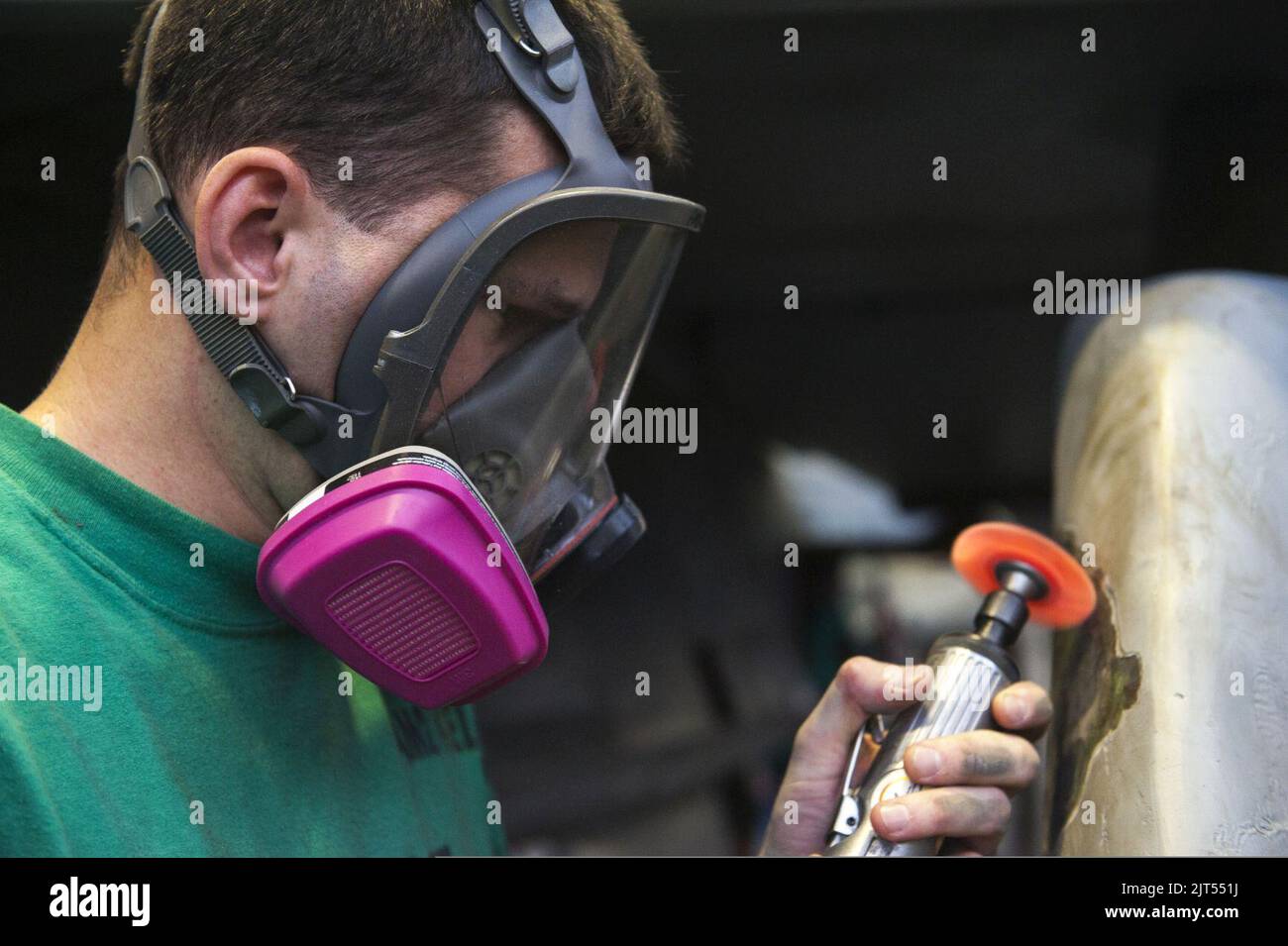 U.S. Navy Aviation Structural Mechanic 2nd Class assigned to Carrier ...