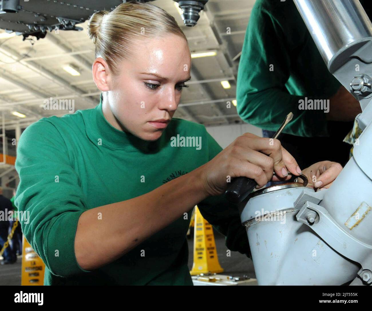U.S. Navy Aviation Structural Mechanic 3rd Class assigned to Helicopter ...