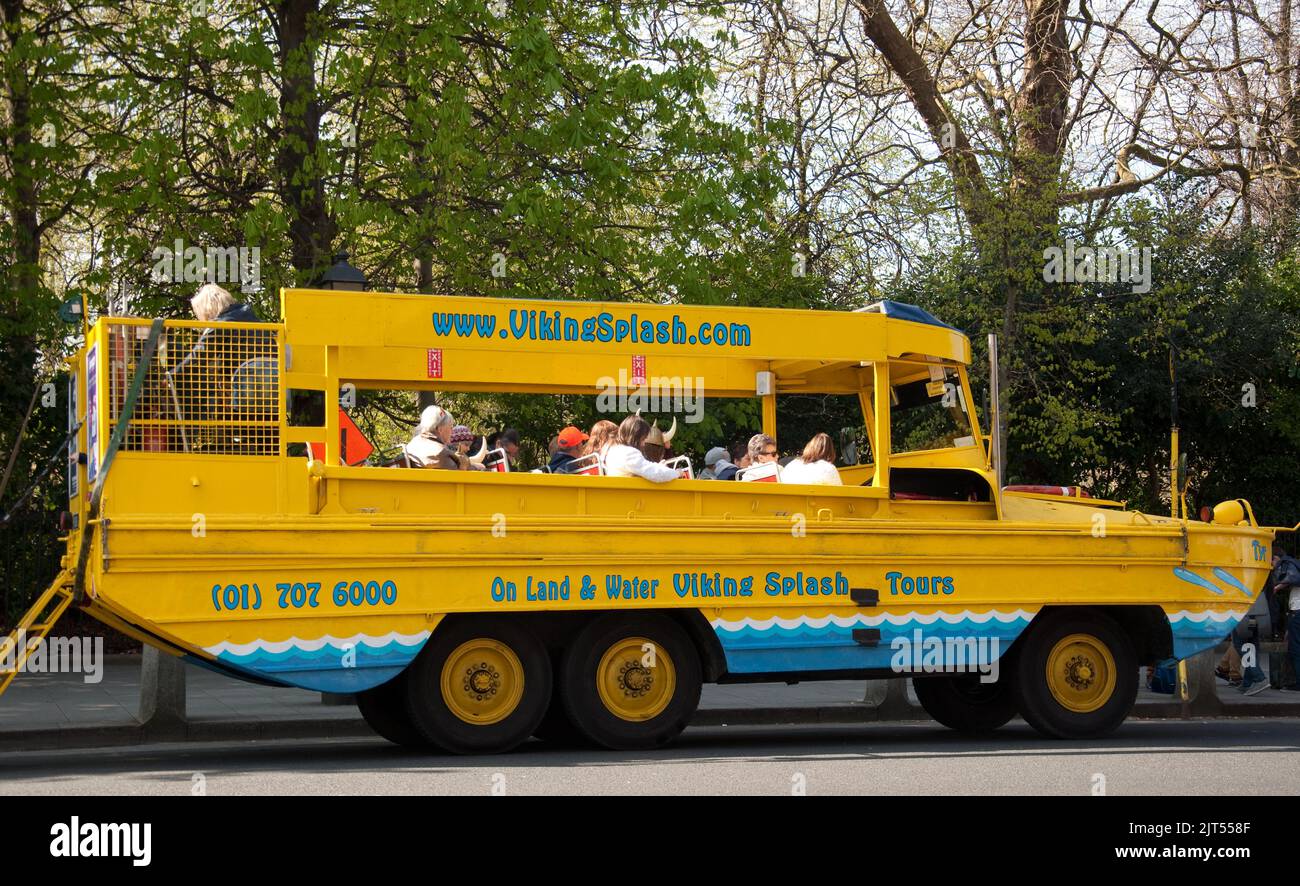 Viking Bus Tour Vehicle, Dublin, Eire Stock Photo - Alamy