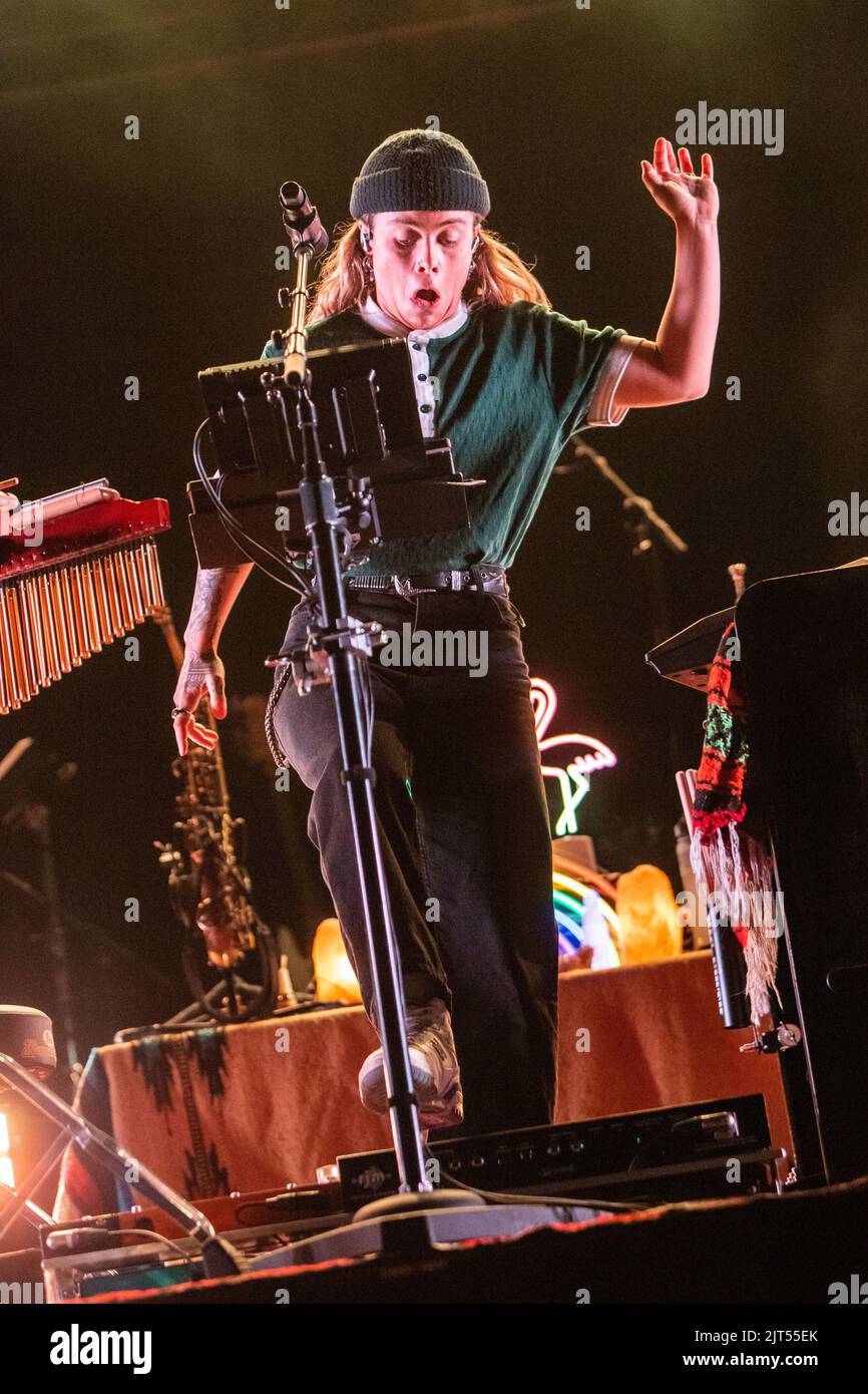Turin Italy. 26 August 2022. The Australian singer songwriter TASH ...