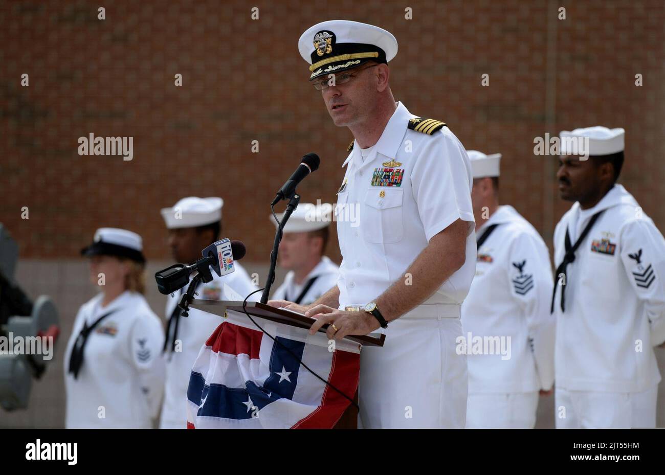 U.S. Navy Capt. , the commanding officer of Surface Warfare Officers ...