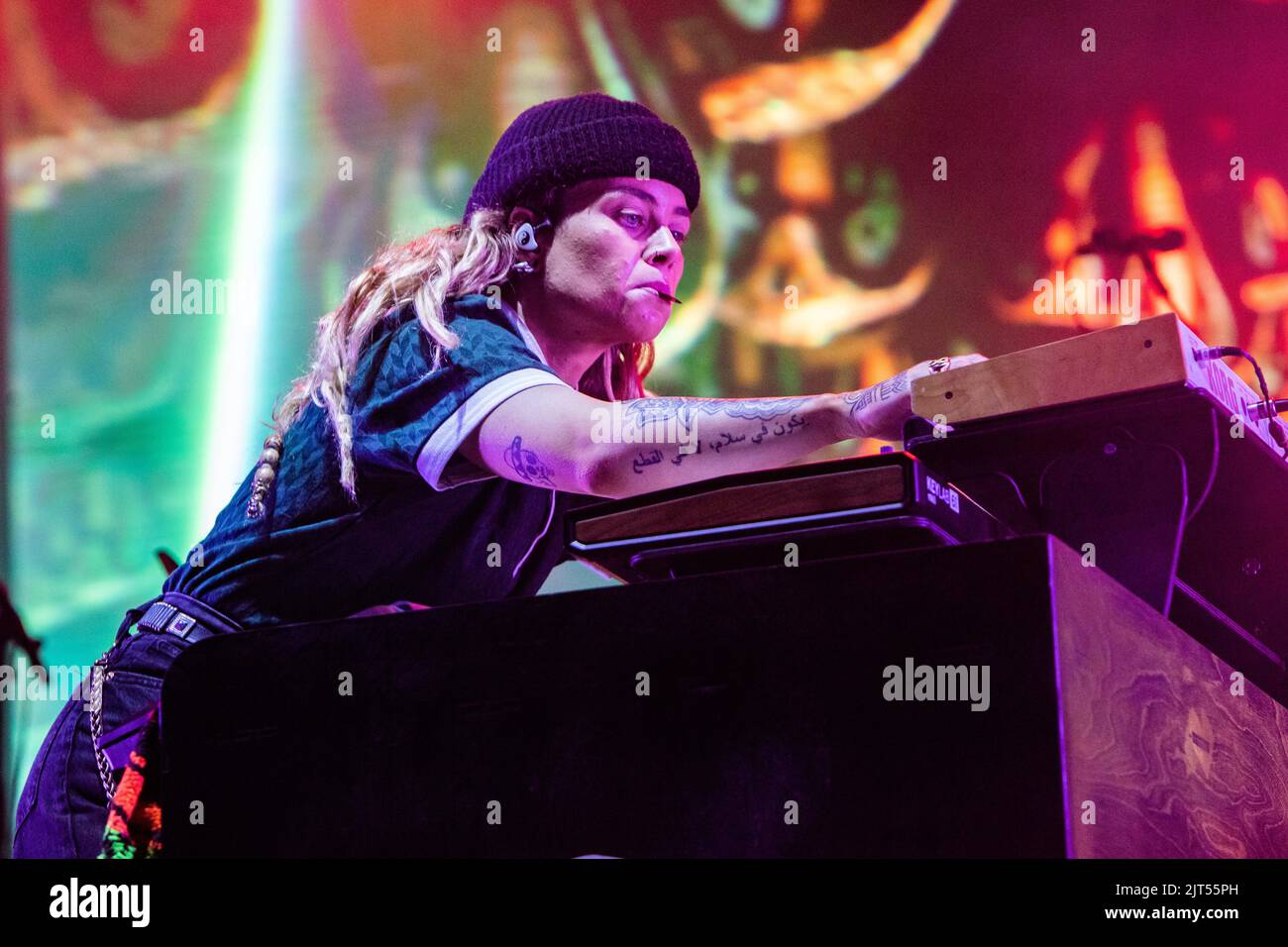 Turin Italy. 26 August 2022. The Australian singer songwriter TASH ...