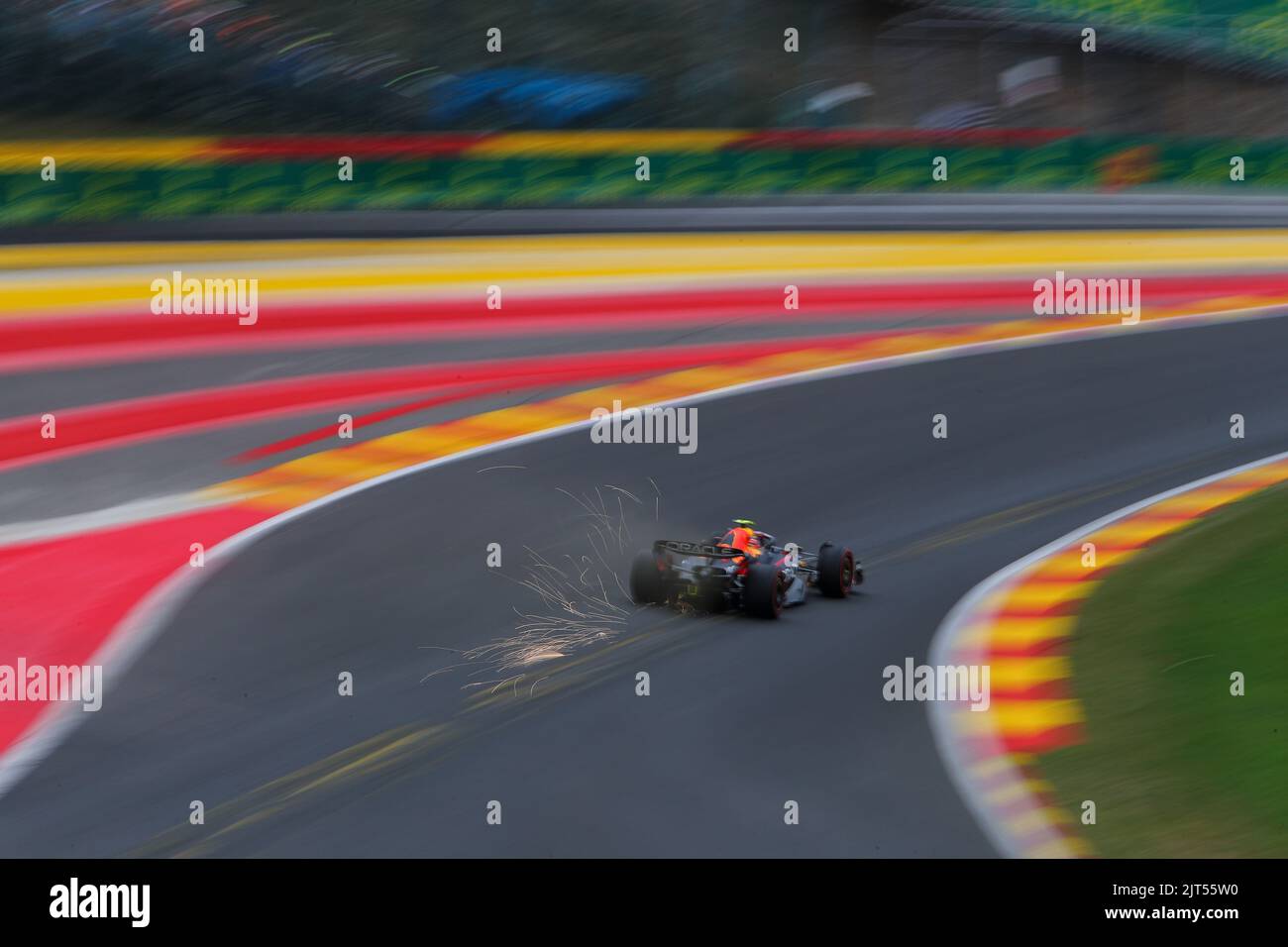Spa Francorchamps, Vallonia, Belgium. 27th Aug, 2022. Sergio Perez (MEX) Redbull Racing RB18 on ...