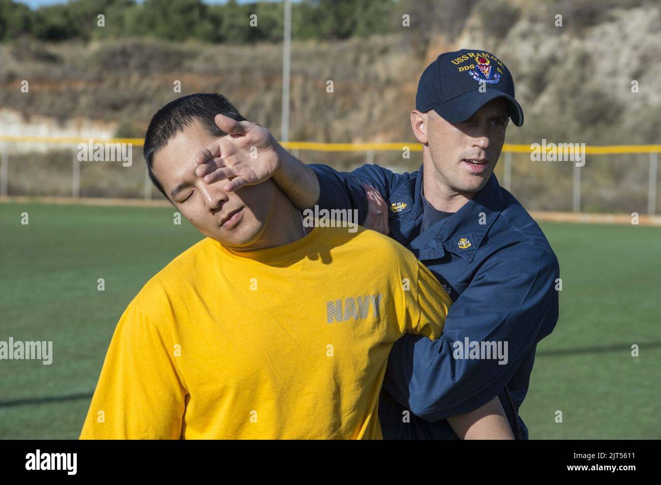 U.S. Navy Chief Fire Controlman right, and Information Systems ...