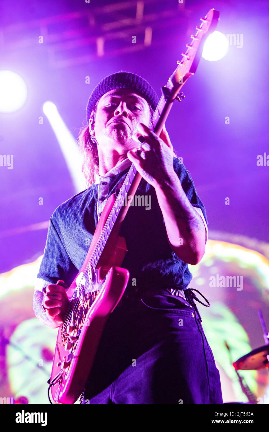 Turin Italy. 26 August 2022. The Australian singer songwriter TASH ...