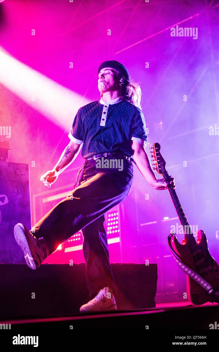 Turin Italy. 26 August 2022. The Australian singer songwriter TASH ...