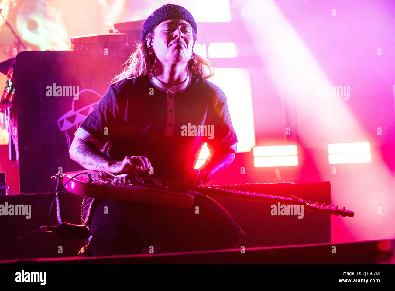 Turin Italy. 26 August 2022. The Australian singer songwriter TASH ...