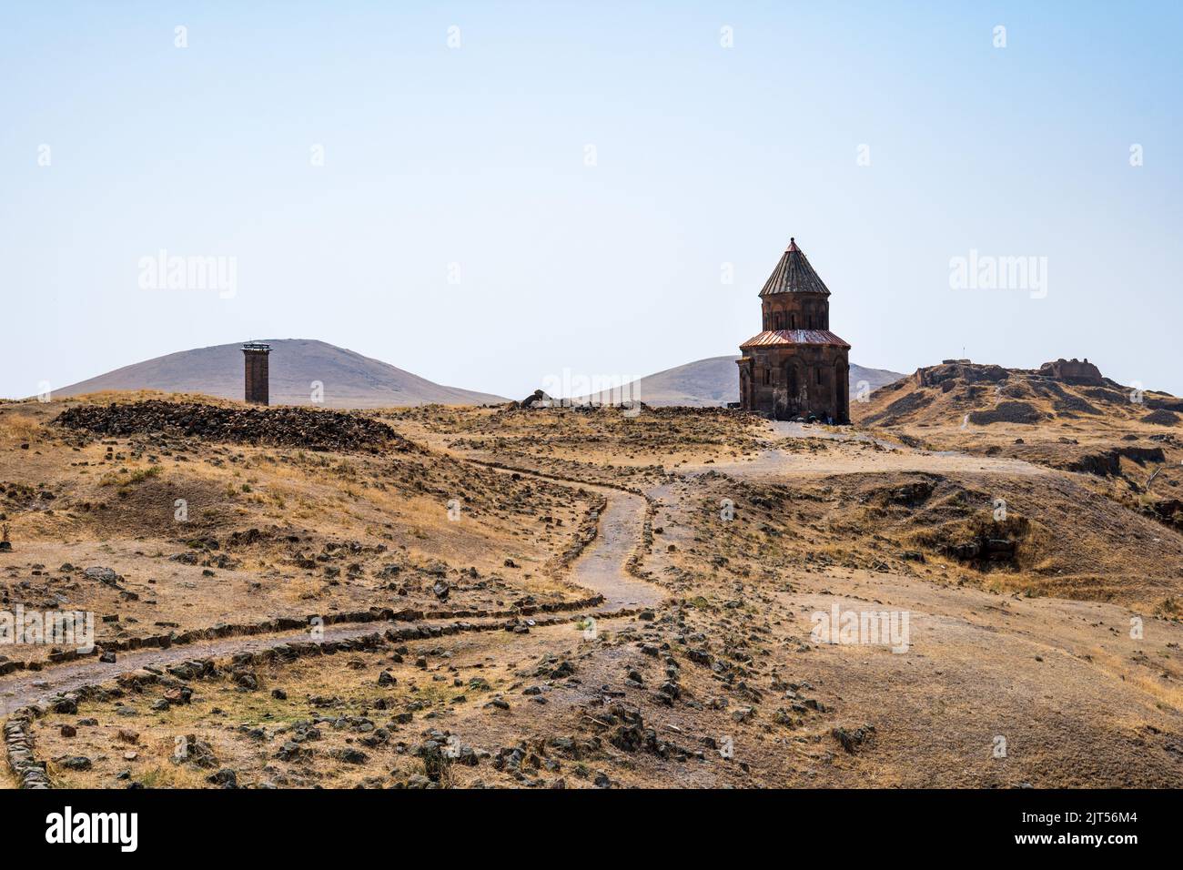 Ani Ancient Ruin near Kars, eastern Turkey. The Church of Saint Gregory ...