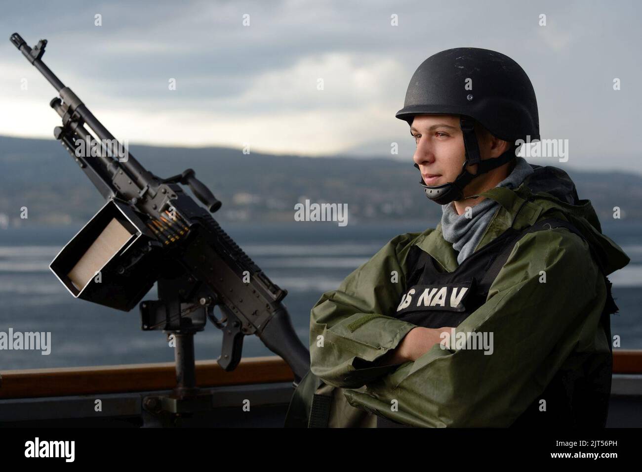 U.S. Navy Cryptologic Technician (Technical) Seaman James Callahan ...