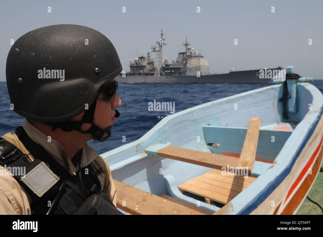 U.S. Navy Cryptologist 3rd Class a member of a visit, board, search and ...