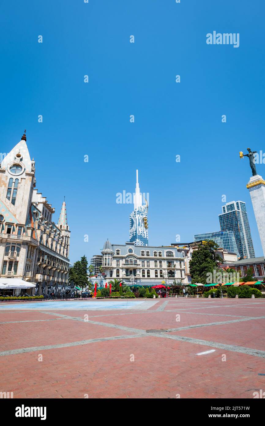 Batumi, Georgia - August 2022: Batumi cityscape with beautiful ...