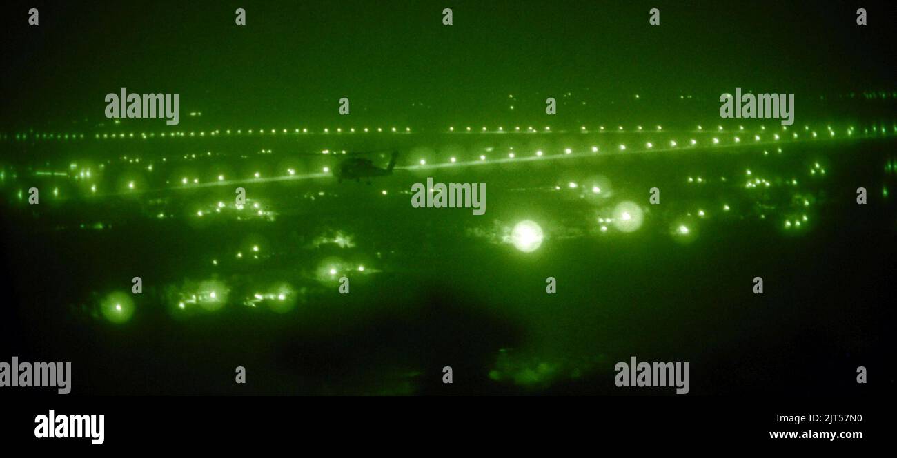 U.S. Navy HSC-84 night operations in Balad, Iraq - 080825 Stock Photo ...
